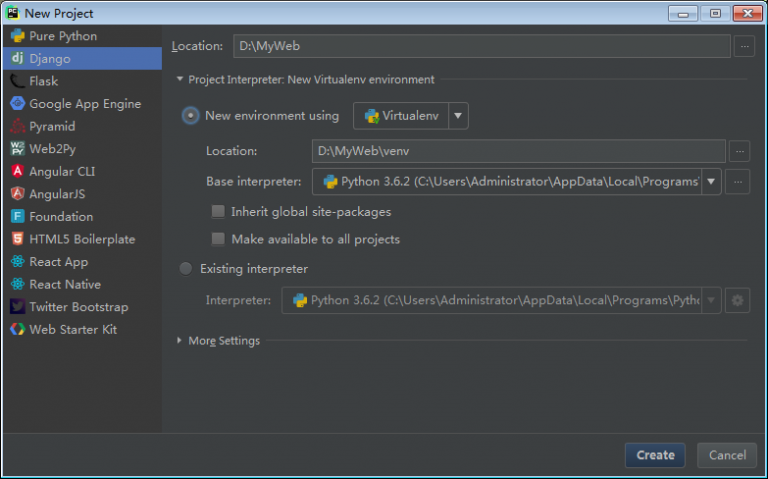 Django2：Web项目开发入门笔记（1） – 魔力Python